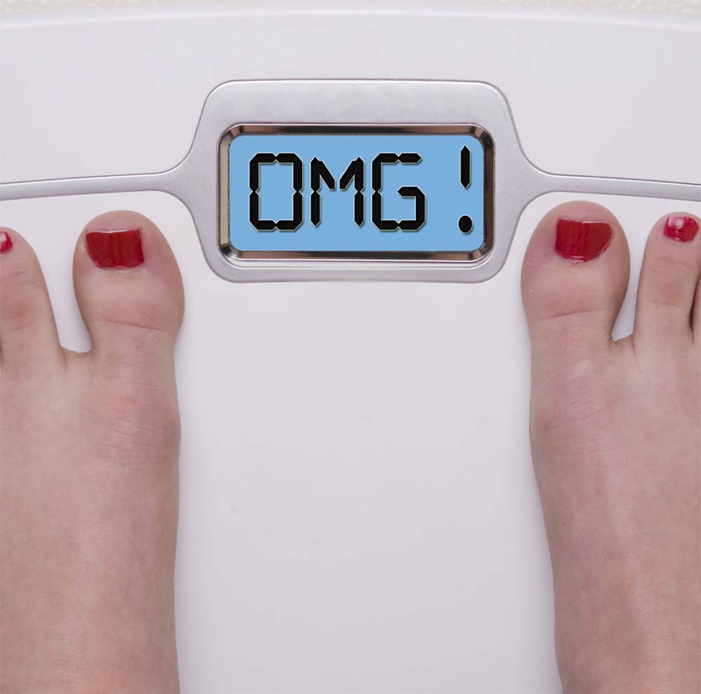Fat Person Breaking Scale